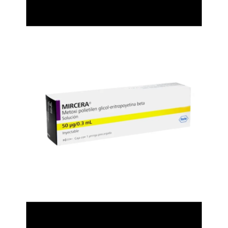 Mircera Inyectable De 50 mcg / 0.3 mL- Metoxi Polietilenglicol ...